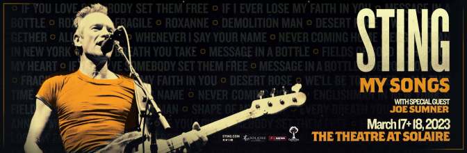 My Songs Tour: Sting Live in Manila 2023 - MANILA CONCERT SCENE