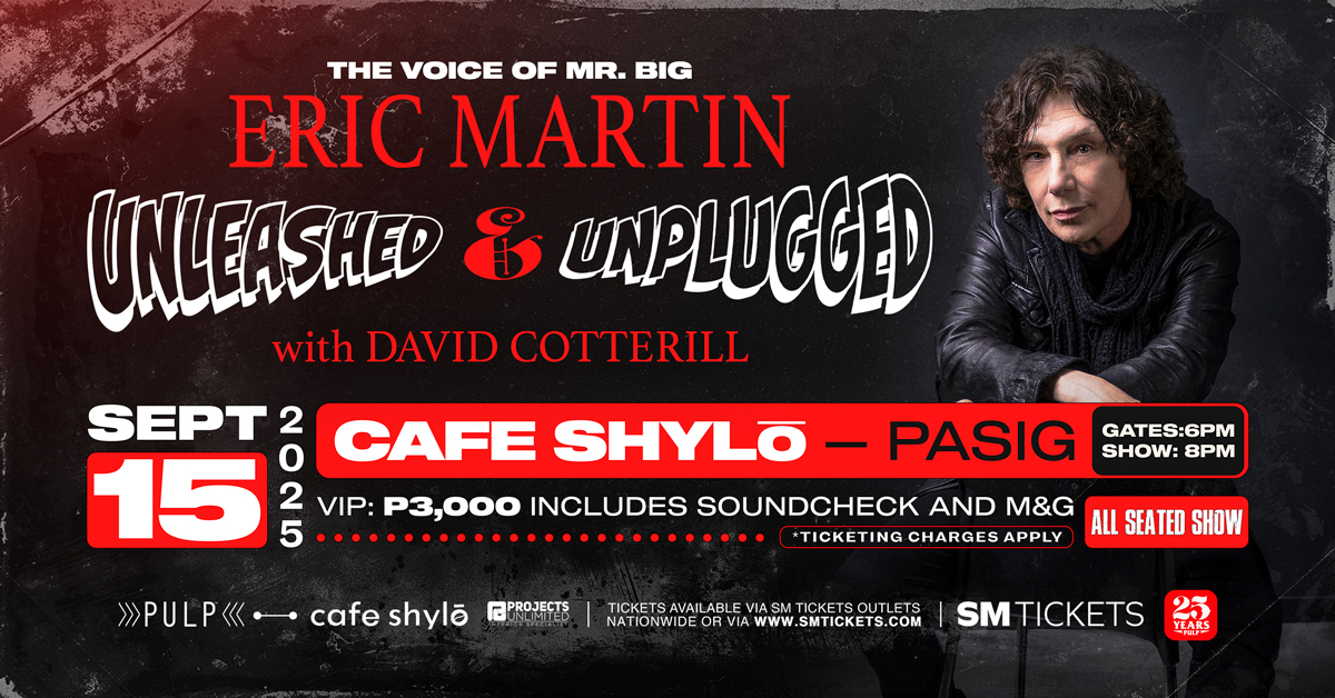 Eric Martin, The Voice of Mr. Big, Set to Bring "Unleashed & Unplugged ...
